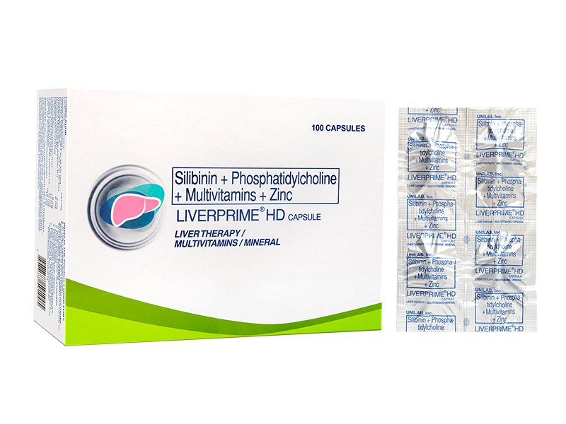 LIVERPRIME HD Silibinin / Phosphatidylcholine / Multivitamins / Zinc ...